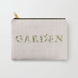 Flower Garden Alphabet Machine Embroidery Design Package, Floral ...