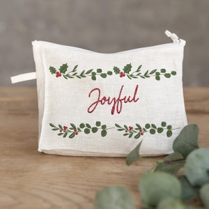 4 Joyful Christmas Borders for Machine Embroidery, Border Design ...