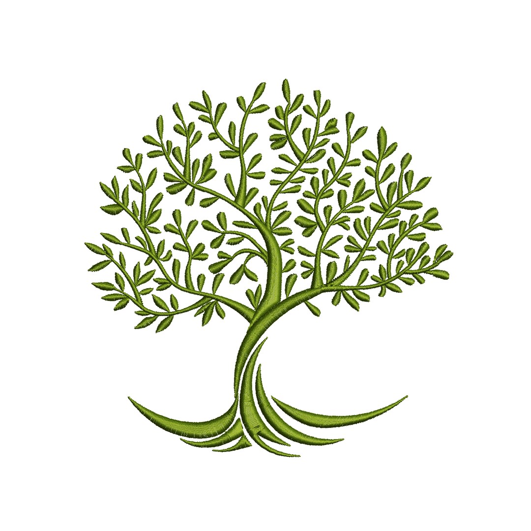 Tree Machine Embroidery Design File, Mini Logo Instant Download Zip - 9 ...