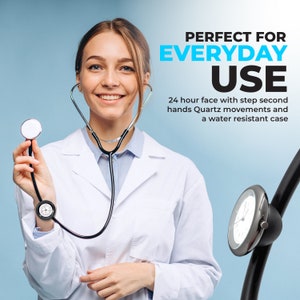 Nurse Stethoscope Watch Lightweight Metal Frame Attaches Directly to ...