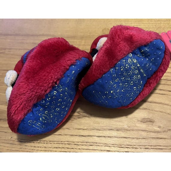 Vintage RARE 1989 Super Mario Bros Plush Fuzzy Slippe… - Gem