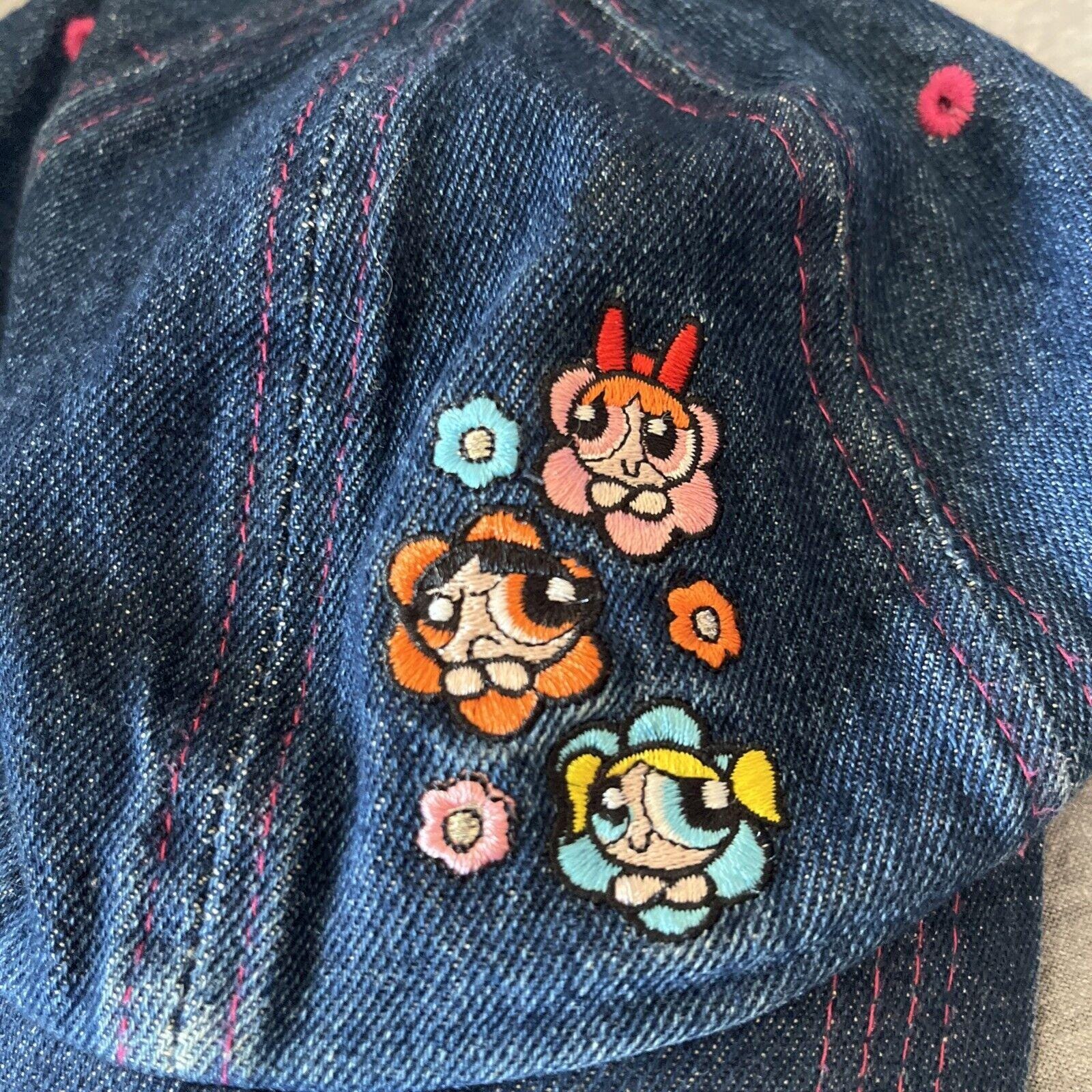 Powerpuff Girls Y2K Vintage Hat Girls Cartoon Network Denim Jean Logo ...