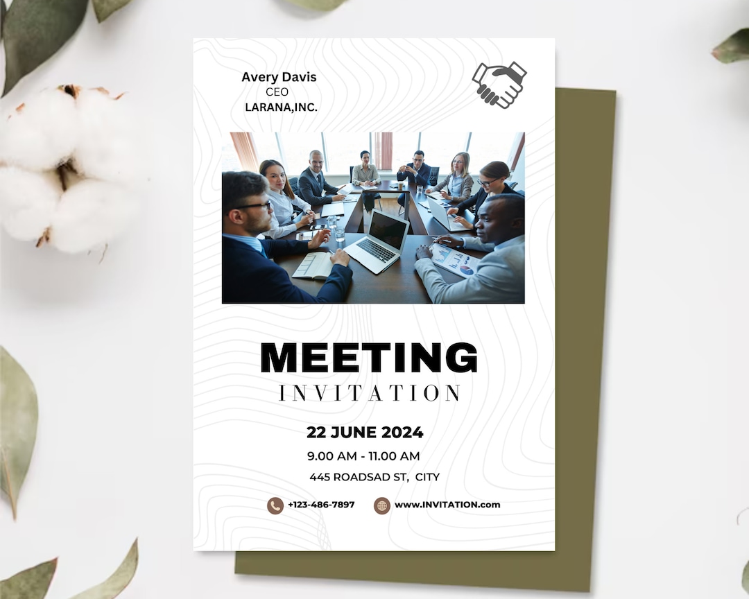 Modèle de procès-verbal de réunion, notes de réunion modifiables ...