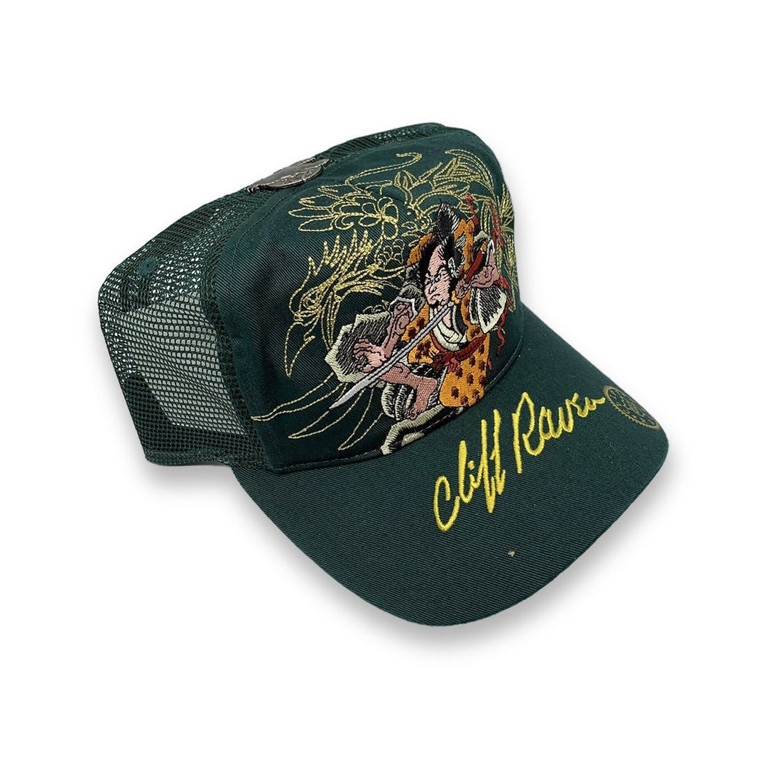 Samurai Cliff Raven Trucker Hat - Etsy