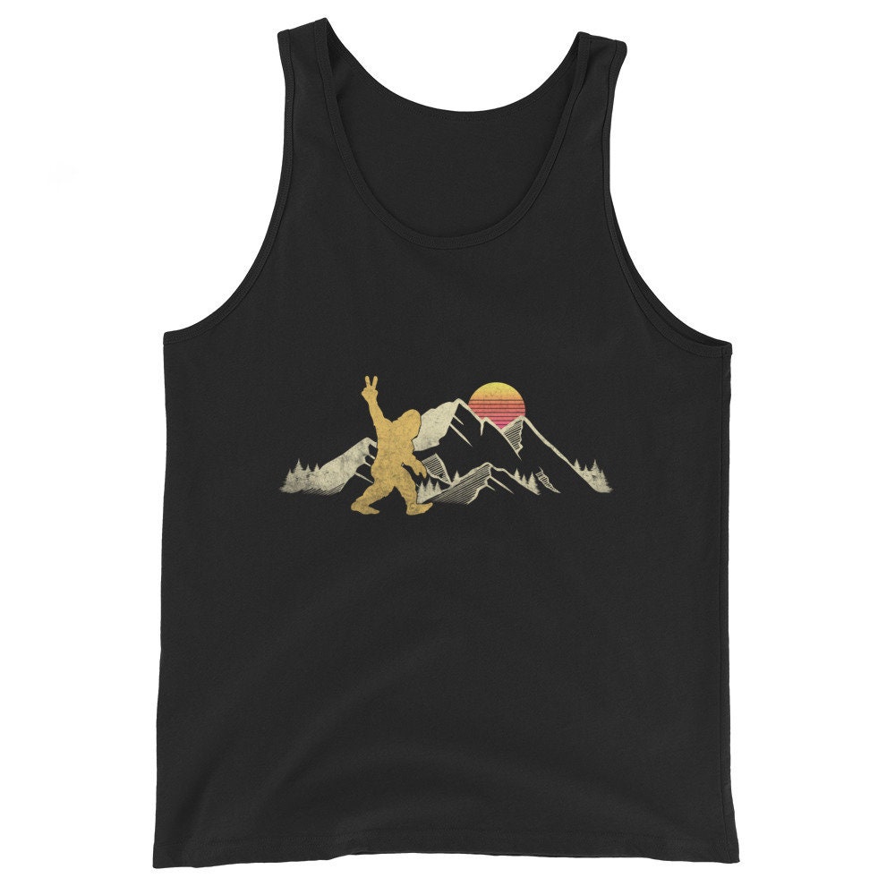 Bigfoot Tank Top, Sasquatch Tank, Vacation Tank, Weekend Tank, Camping ...