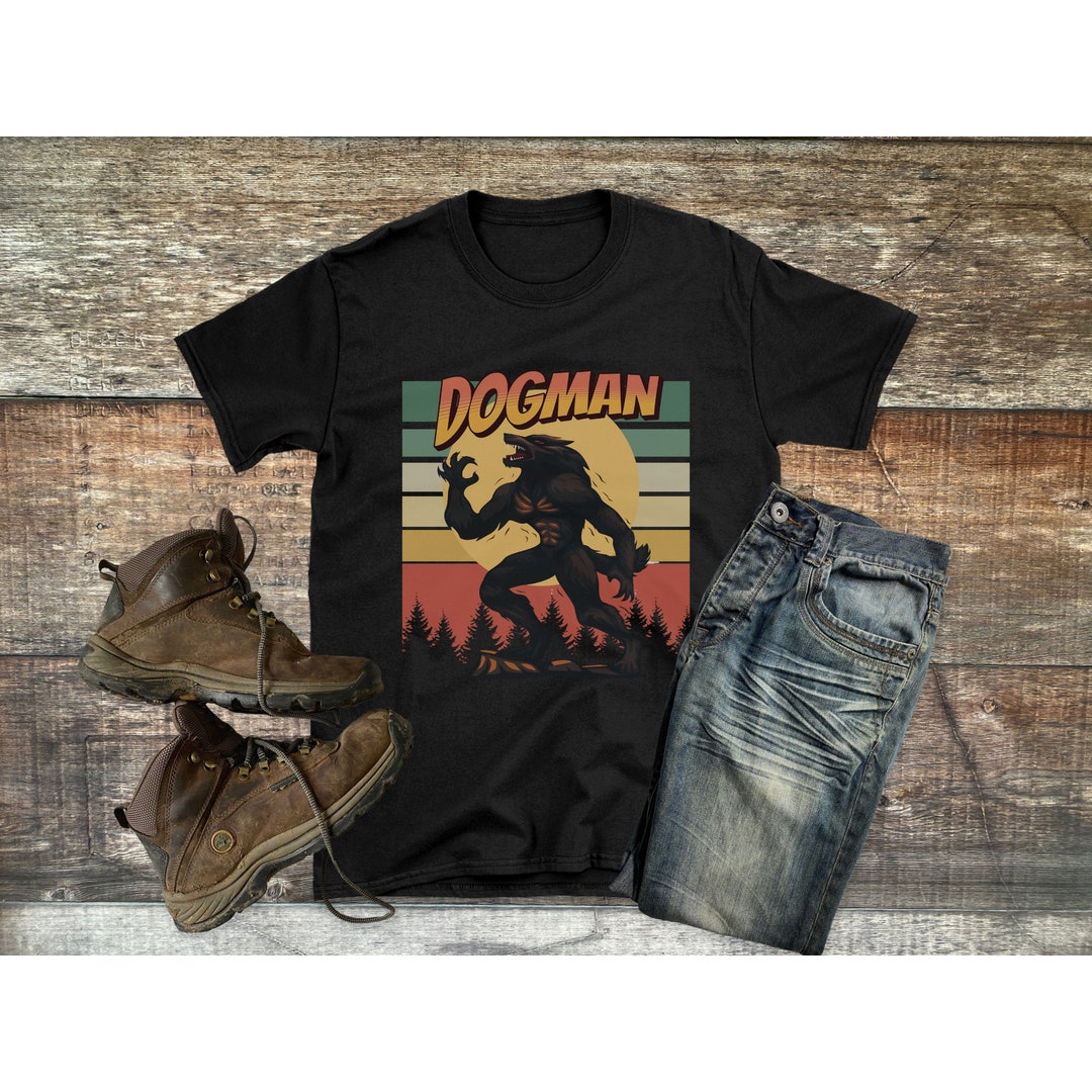 Unisex T-shirt, Ferocious Dogman T-shirt - Etsy