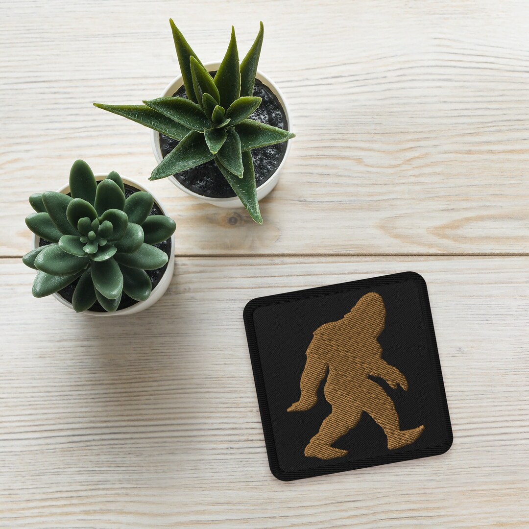 Embroidered Patches, Bigfoot Embroidered Patch - Etsy