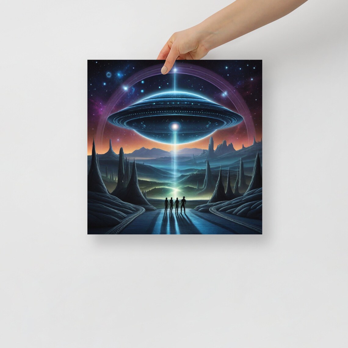 Photo Paper Poster, Brave New World UFO Poster - Etsy