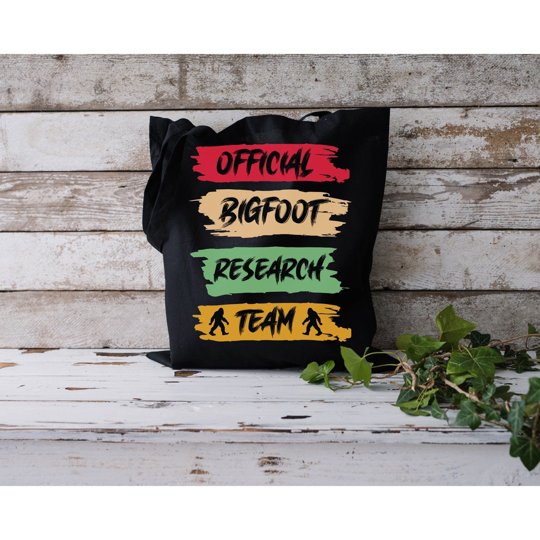 Reusable Tote Bag, Bigfoot Bag, Bigfoot Gifts, Camping Tote, Beach Bag ...