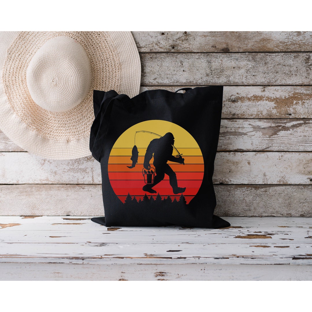 Tote Bag, Reusable Bag, Beach Bag, Bigfoot Bag, Work Bag, Fishing Bag ...