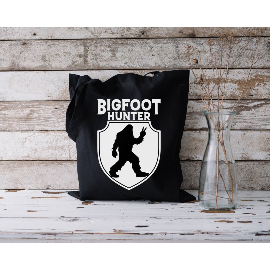 Eco Tote Bag, Bigfoot Bag, Bigfoot Gift Bag, Bigfoot Book Bag, Reusable ...