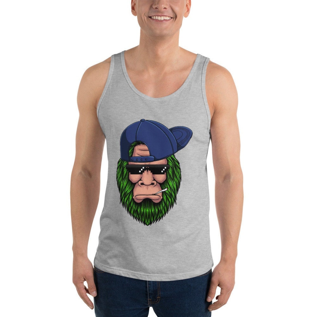 Bigfoot Tank Top, Sasquatch Tank, Summer Tank, Weekend Tank, Fun Tank ...