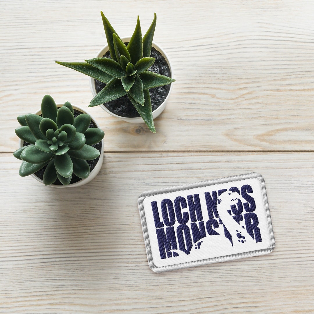 Embroidered Patches, Loch Ness Monster Embroidered Patch - Etsy