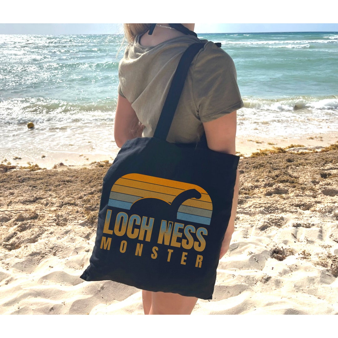 Eco Loch Ness Monster Tote Bag Lake Bag Beach Bag Work Bag - Etsy