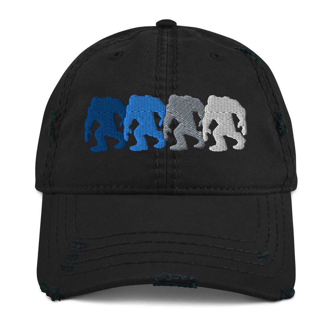 Distressed Hat, Bigfoot Hat, Baseball Cap, Bigfoot Gift, Camping Hat ...