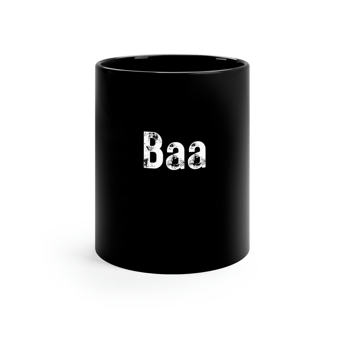 BLACK SHEEP Outsider, Rebel, Original Sarcastic Black Mug - Etsy