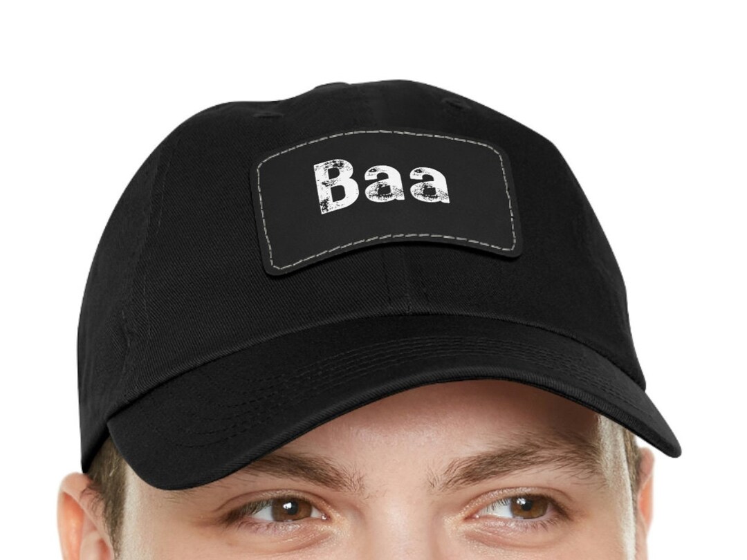 BLACK SHEEP hat With Leather Patch Outsider, Rebel, Independent - Etsy