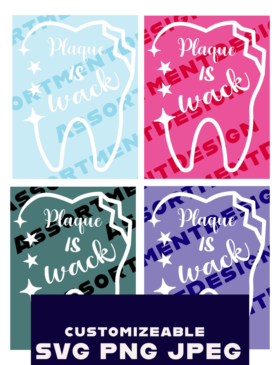 Plaque is Wack SVG - Etsy