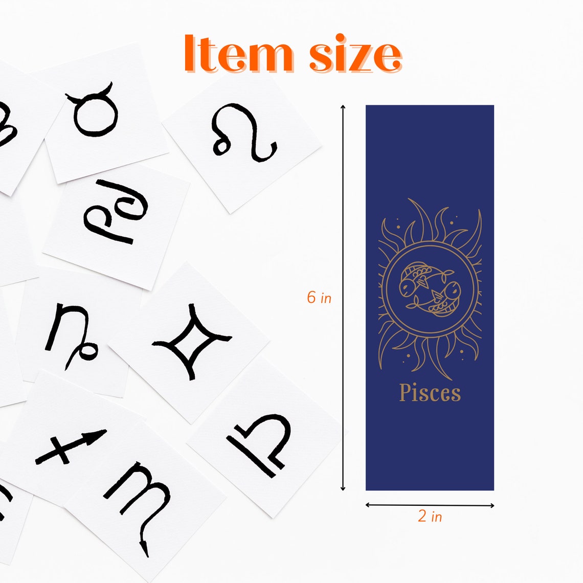 Pisces, Printable Bookmarks, Astrology Bookmarks, Digital Products ...