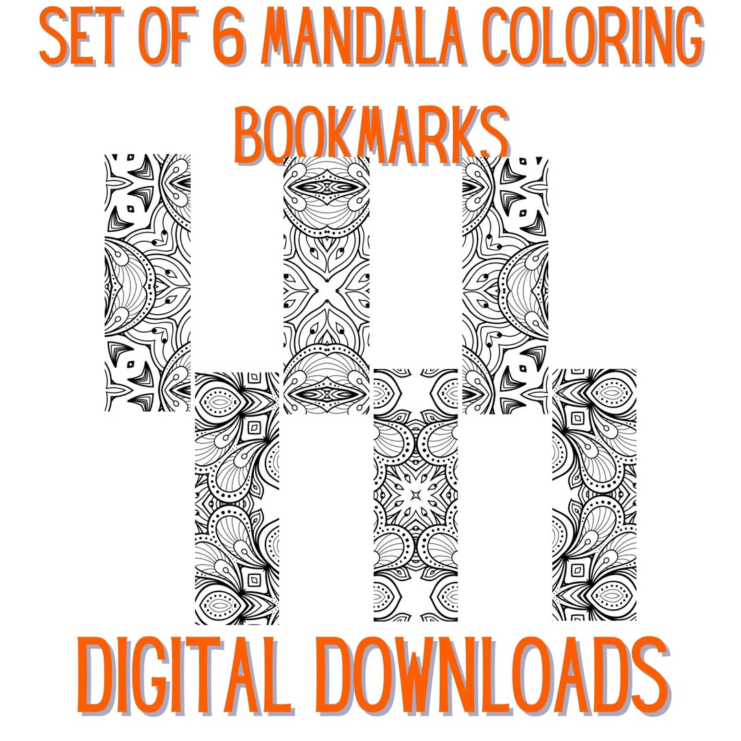 Printable Mandala Pattern Set 3 Mandala Coloring Printable - Etsy
