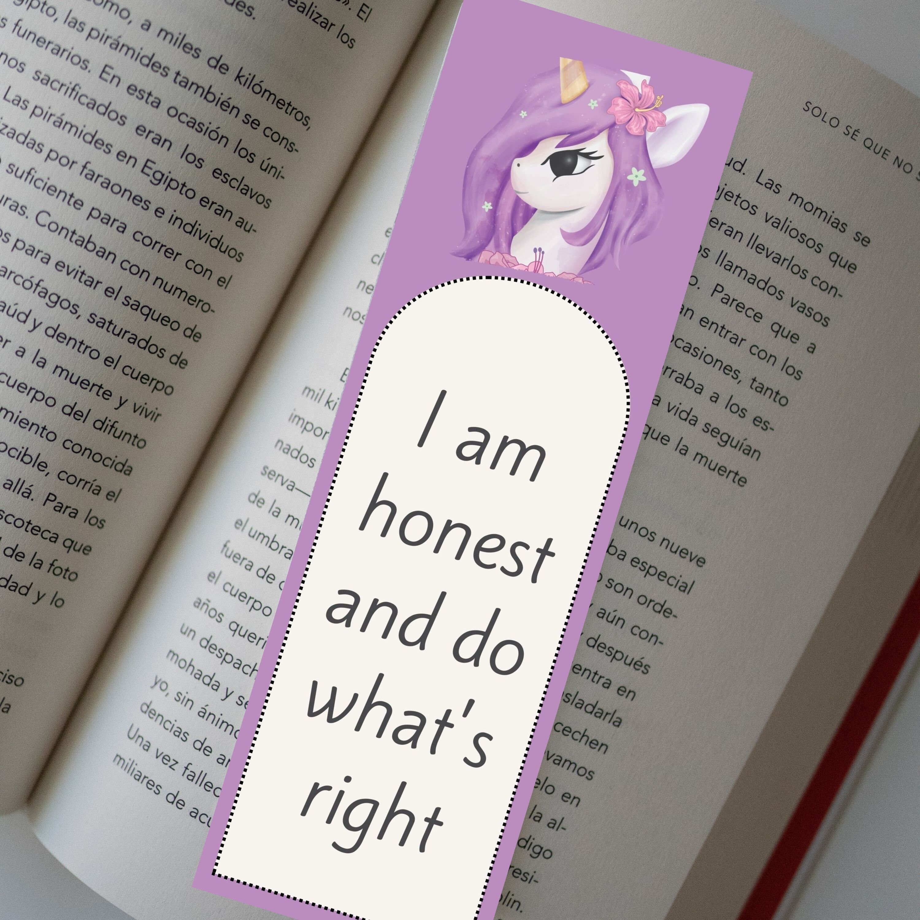 Printable Kids Positive Affirmation Bookmarks Set 1, Inspirational ...