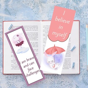 Printable Kids Positive Affirmation Bookmarks Set 3, Inspirational ...
