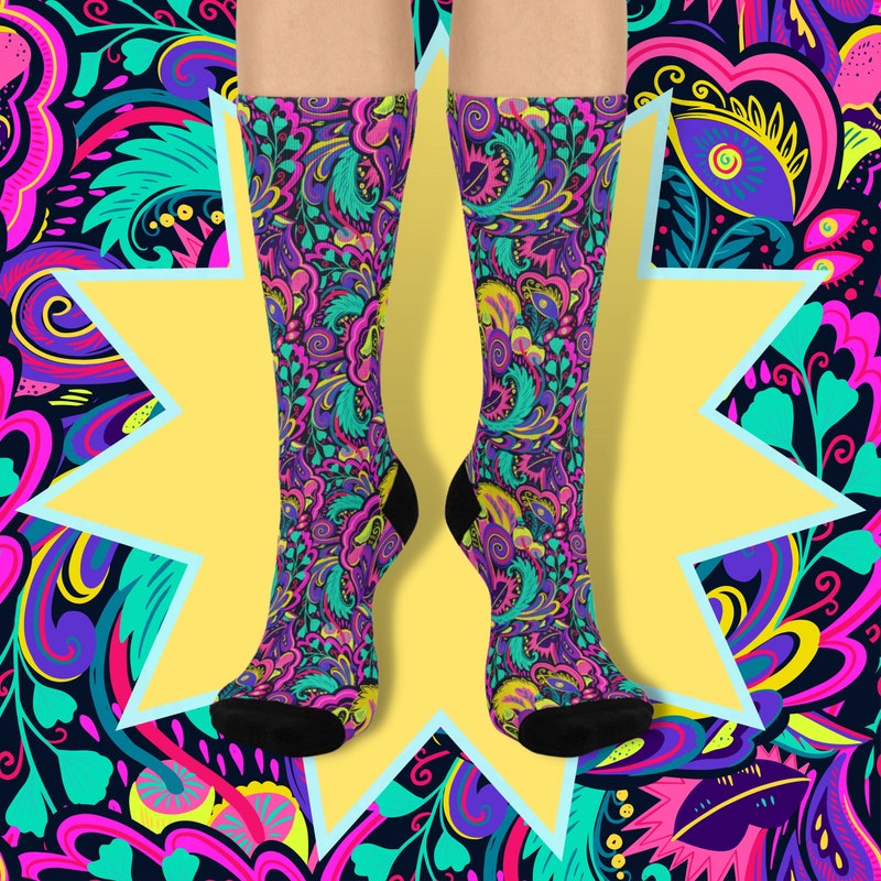 Disco Socks - Etsy