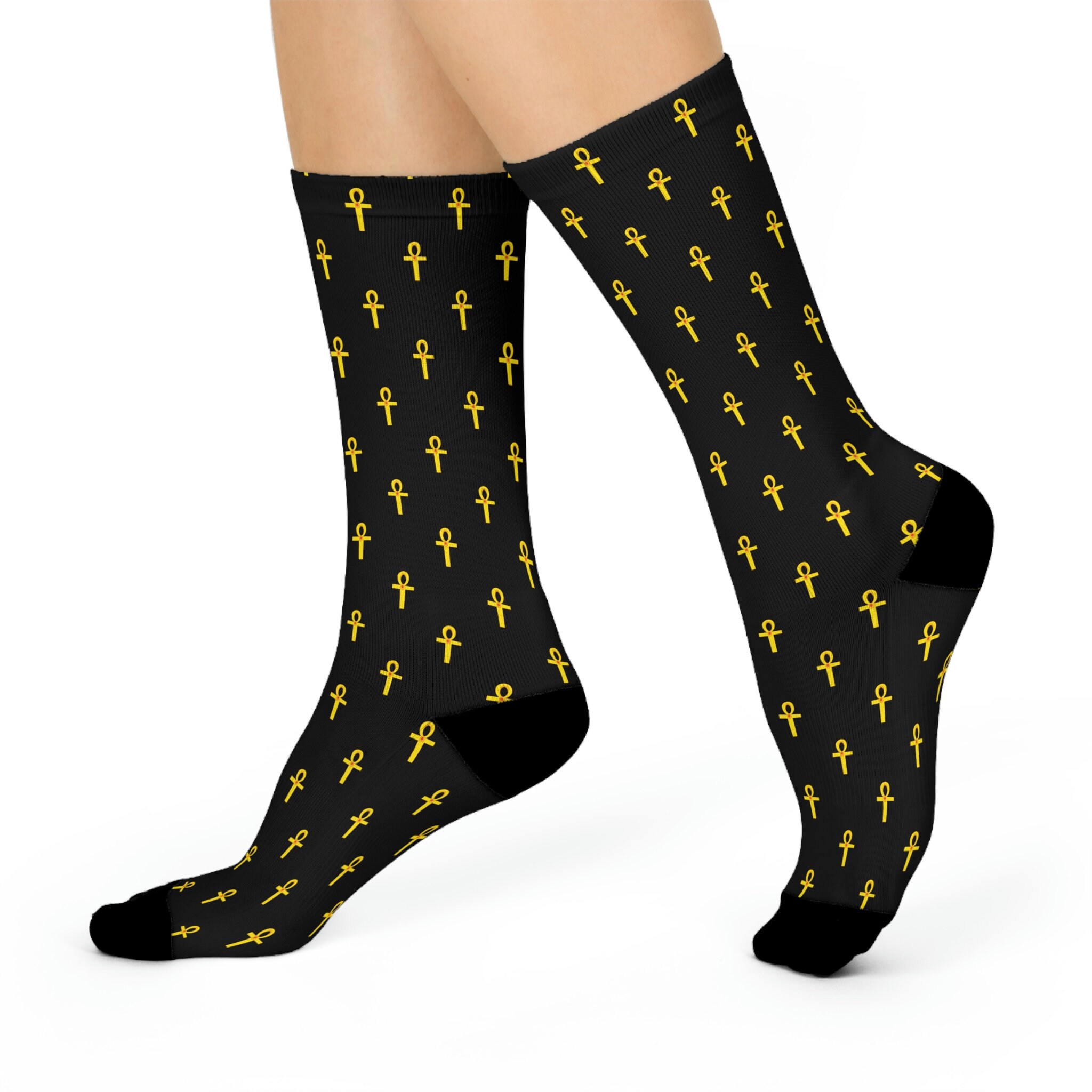 Ankh Socks, Egyptian Socks, Witch Socks, Witchcraft Socks, Pharaoh ...