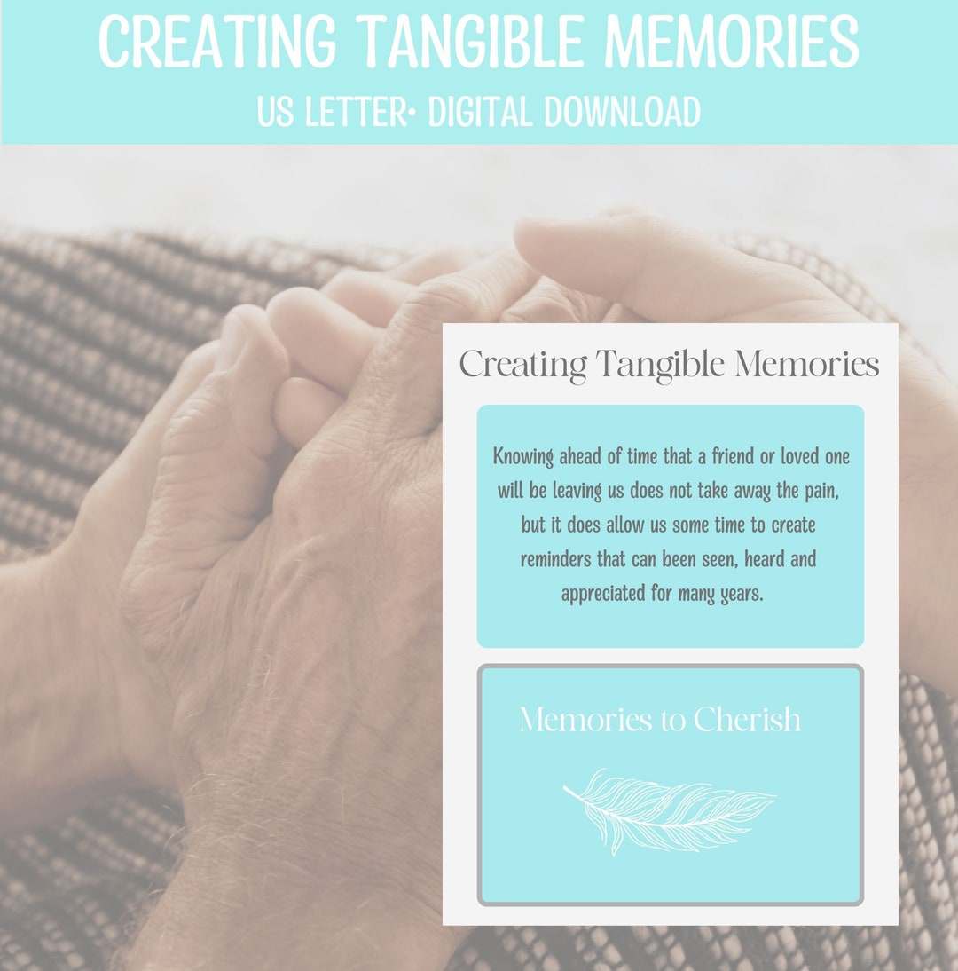 Remembering a Loved One, Printable Guide for Preserving Memories ...