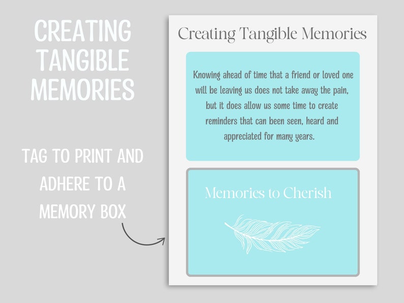 Remembering a Loved One, Printable Guide for Preserving Memories ...
