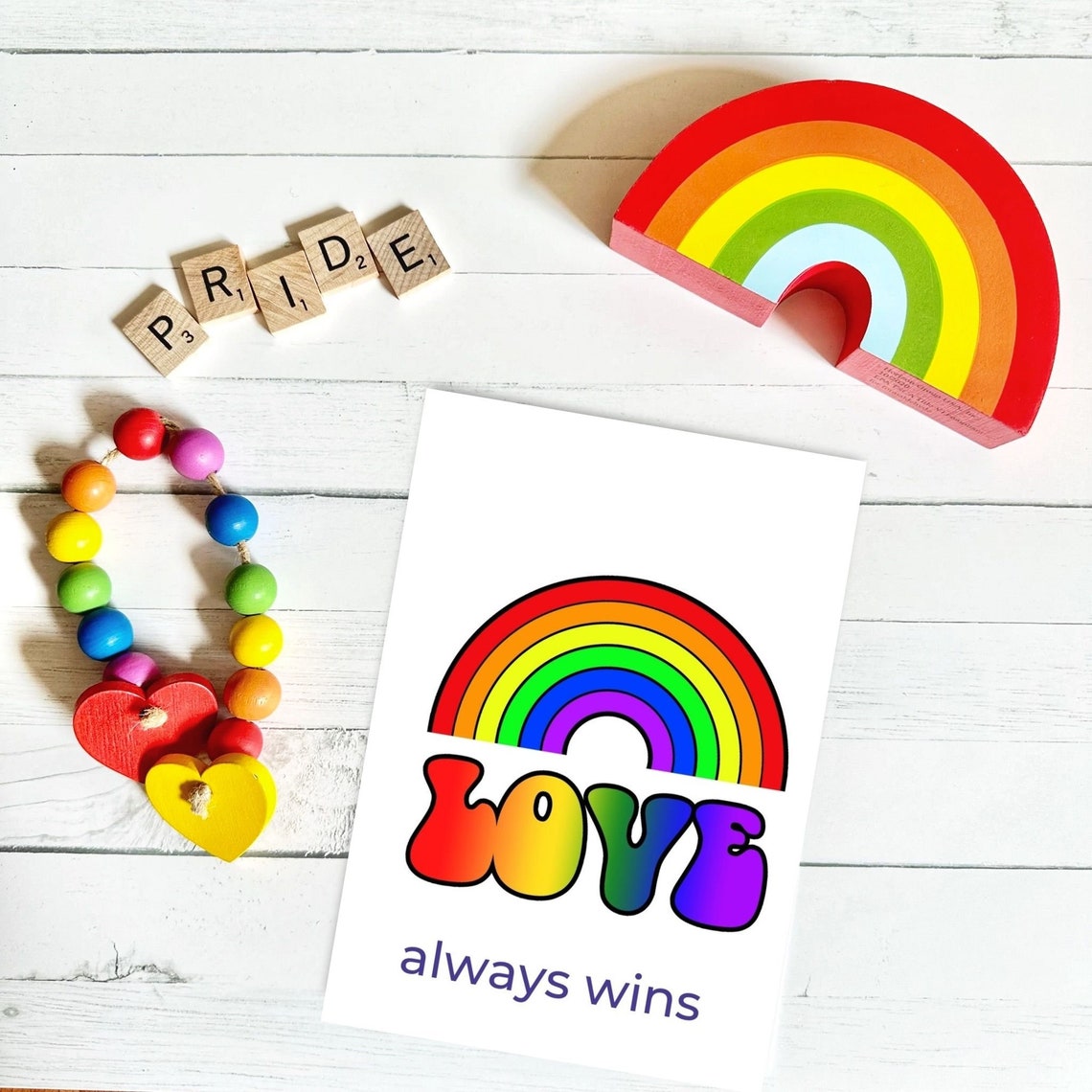 Printable Pride Cards for Pride Month, Printable Rainbow Cards for ...