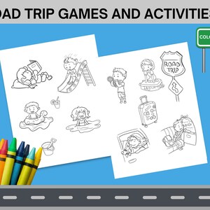 Travel Fun With Printable Games for Kids, Car Games for Trips ...