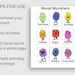 Printable Emotion Identification Cards for Kids Feelings, Calming ...