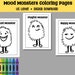 Printable Emotion Coloring Pages for Kids, Emotions Coloring Sheet, Fun ...