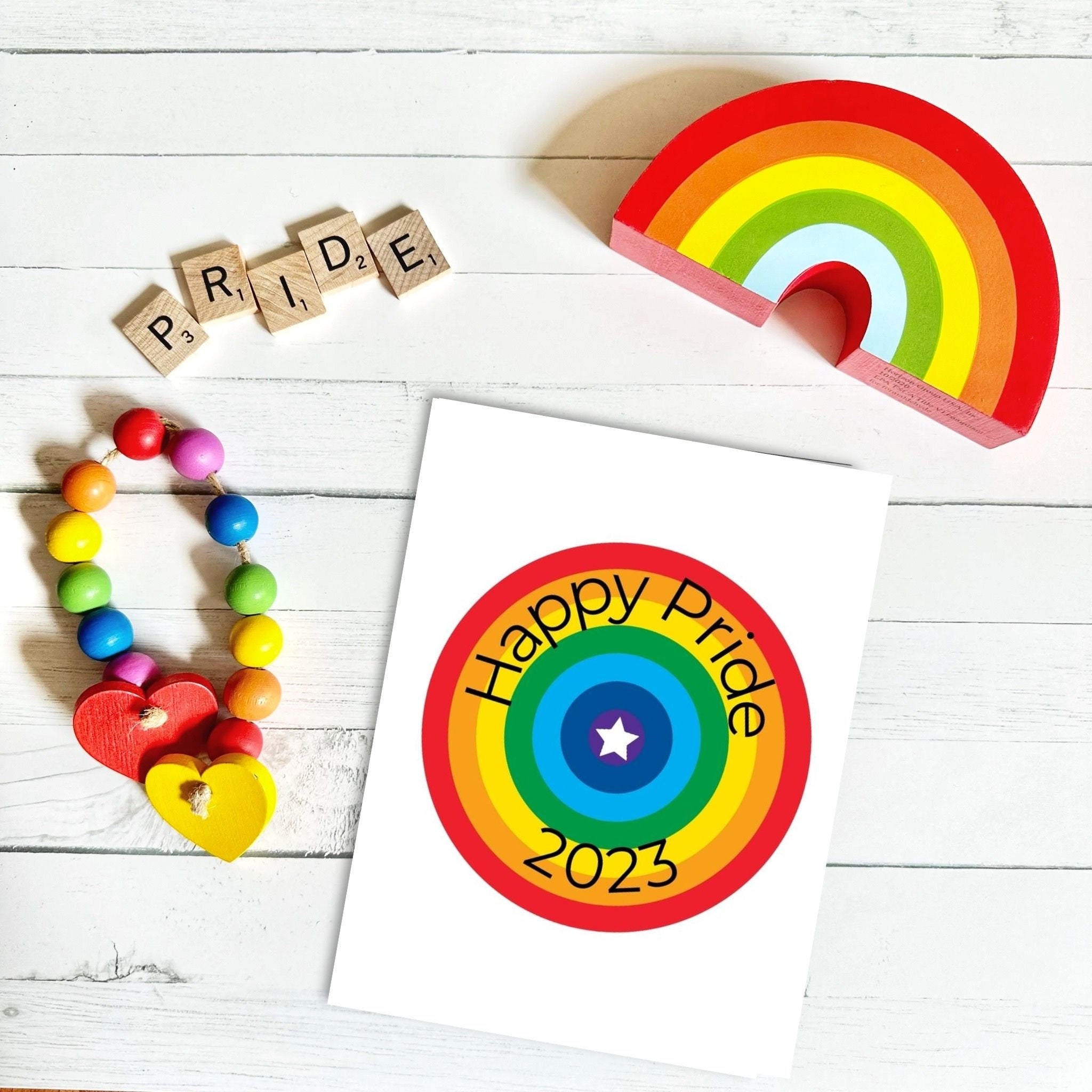 Printable Pride Cards for Pride Month Printable Rainbow Cards - Etsy