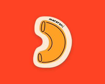 Mac & Cheese Sticker - Etsy