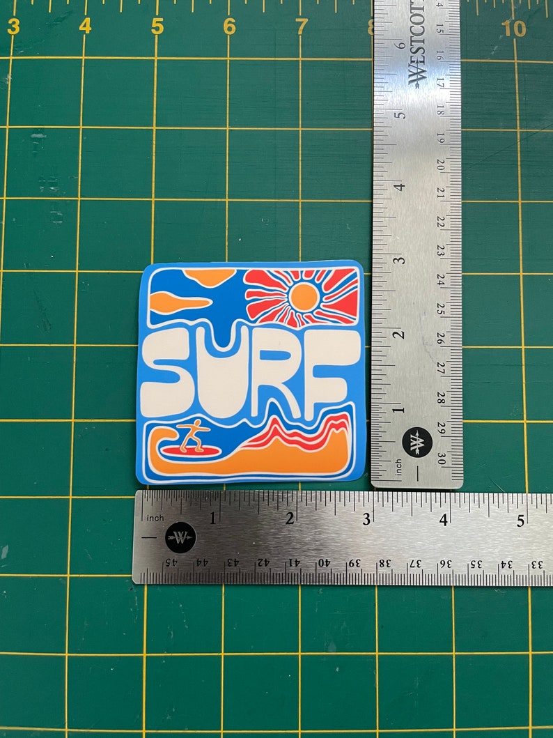 Surf It up Sticker | Waterproof, Matte or Glossy, Vinyl - Etsy