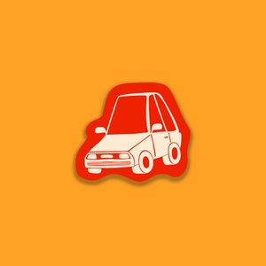 Beep Beep Sticker | Waterproof, Glossy or Matte, Vinyl - Etsy