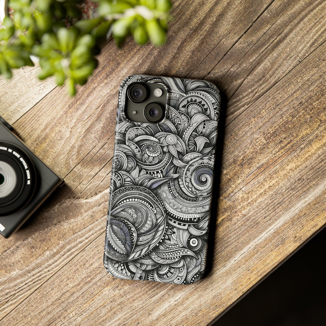 Intricate Essence - Zentangle Art Phone Case - Etsy