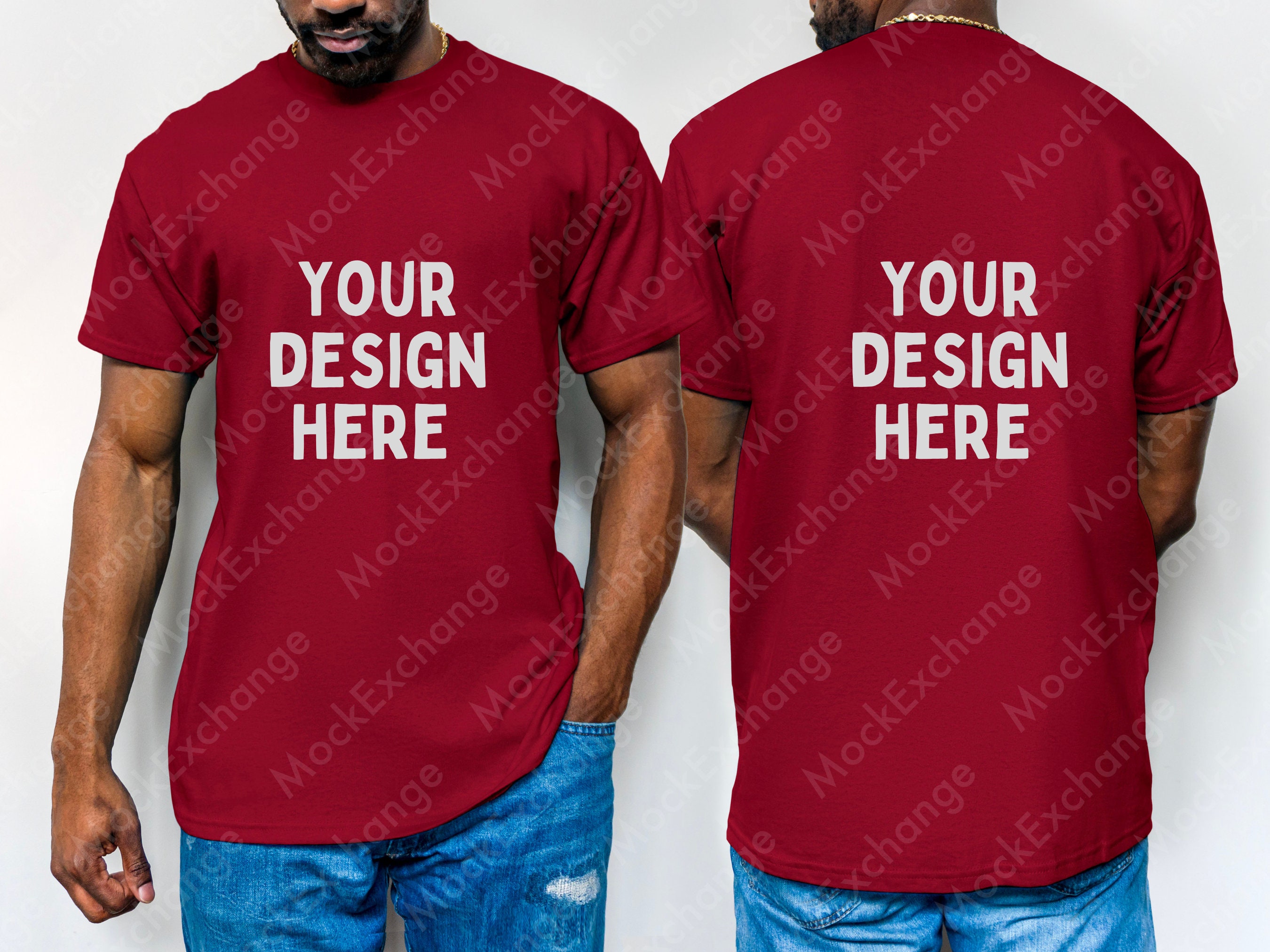Mockup Bundle 70 Color Gildan 5000, Shirt Bundle Mockup Bundle, Gildan ...
