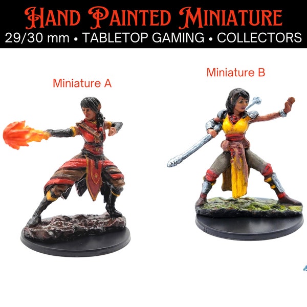 Painted Gaming Miniatures - Etsy