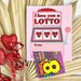 Valentines Scratcher Lottery Ticket Holder Slot Machine Printable for ...
