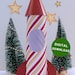 Christmas Elf Rocket Arrival Day Space Themed Red and Green Spaceship ...