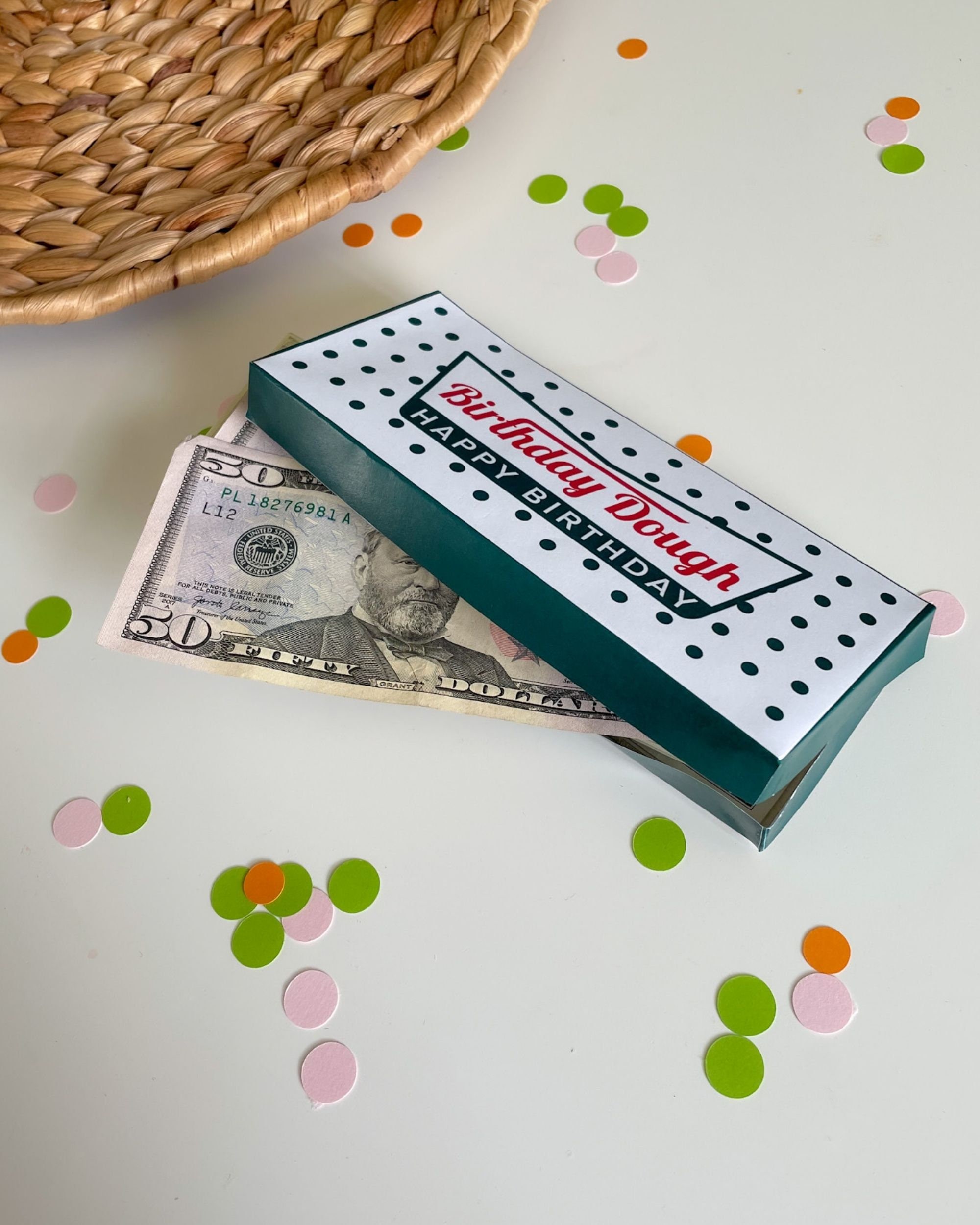Graduation Money Gift Mini Donut Box Money Holder Graduation Dough ...