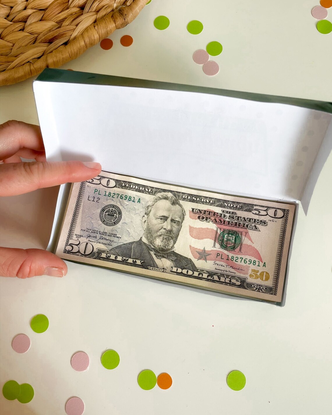 Birthday Money Gift Mini Donut Box Money Holder Birthday Dough - Etsy