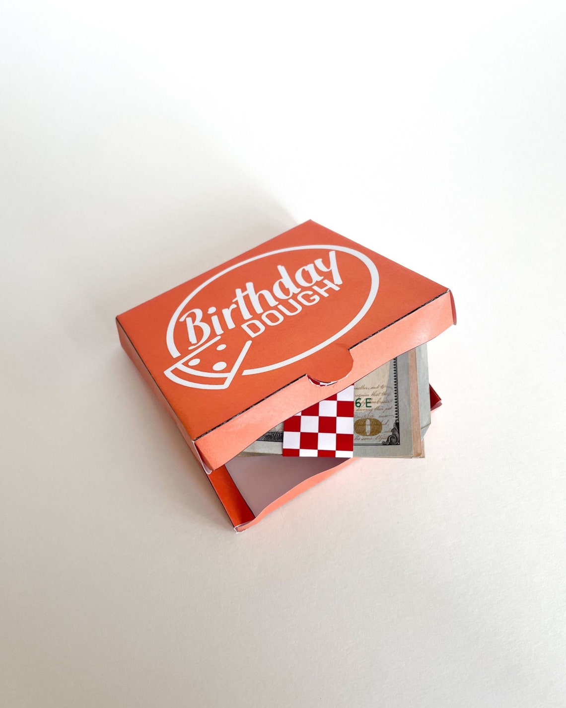 Birthday Money Pizza Box Gift Birthday Dough Cash Envelope - Etsy