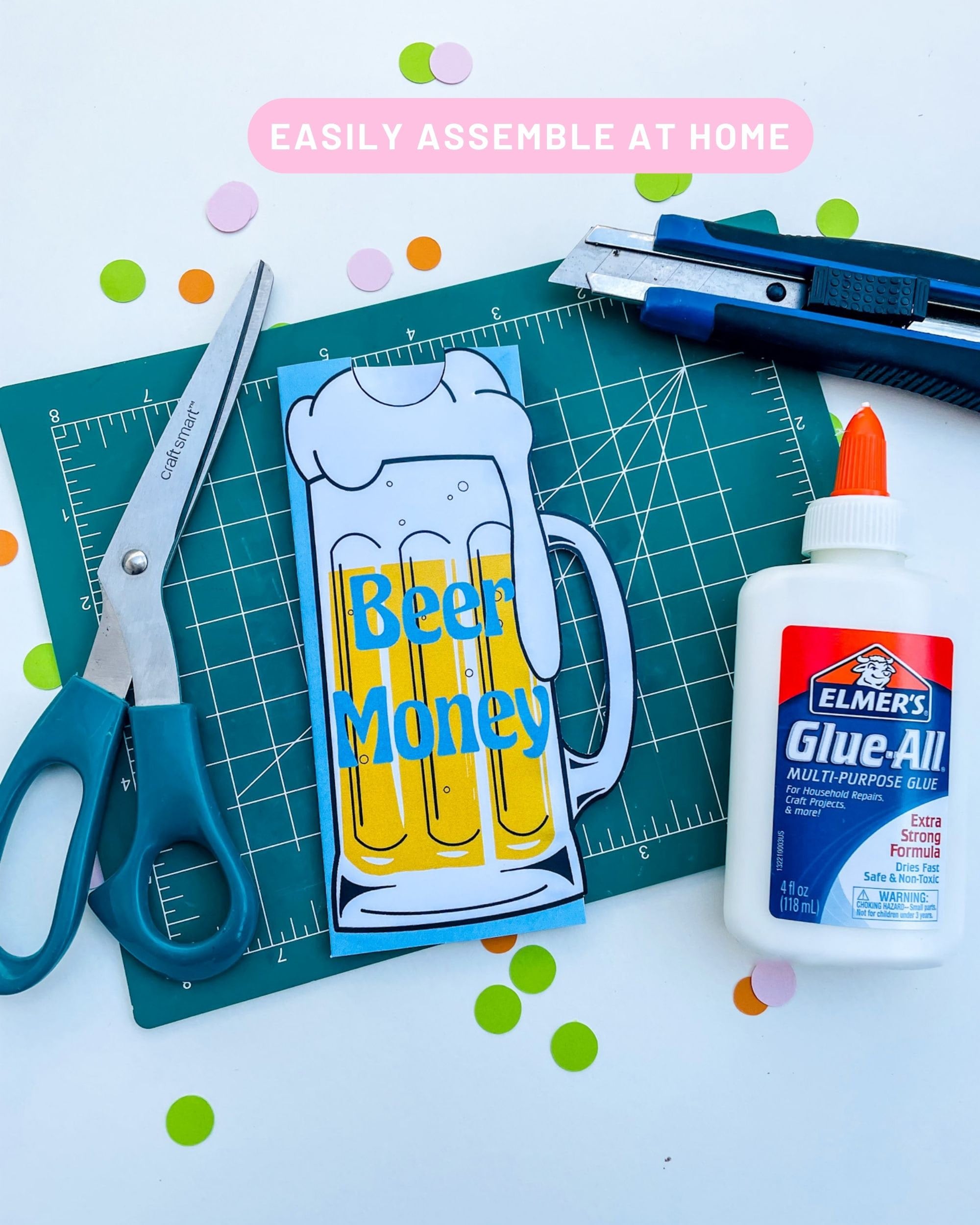 Beer Money Gift Envelope for Cash Gifts Drink Funds Insert for Guy Gift ...