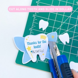 Tooth Fairy Money Holder for Lost Tooth Dollar Insert for Tooth Fairy ...