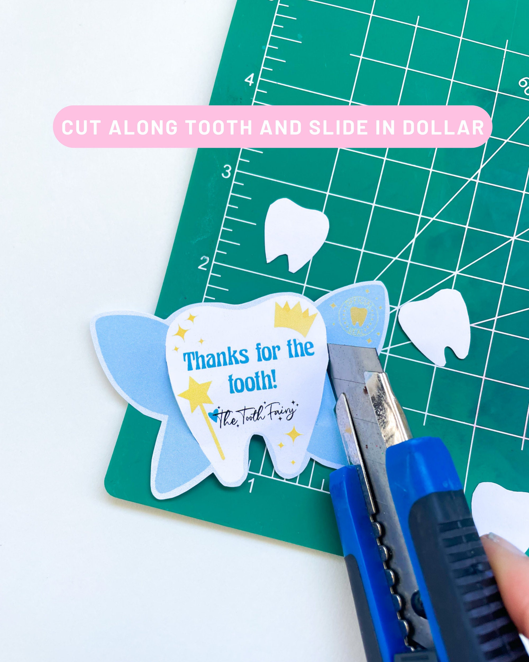 Money From Tooth Fairy for Lost Tooth Dollar Insert for Tooth Fairy ...