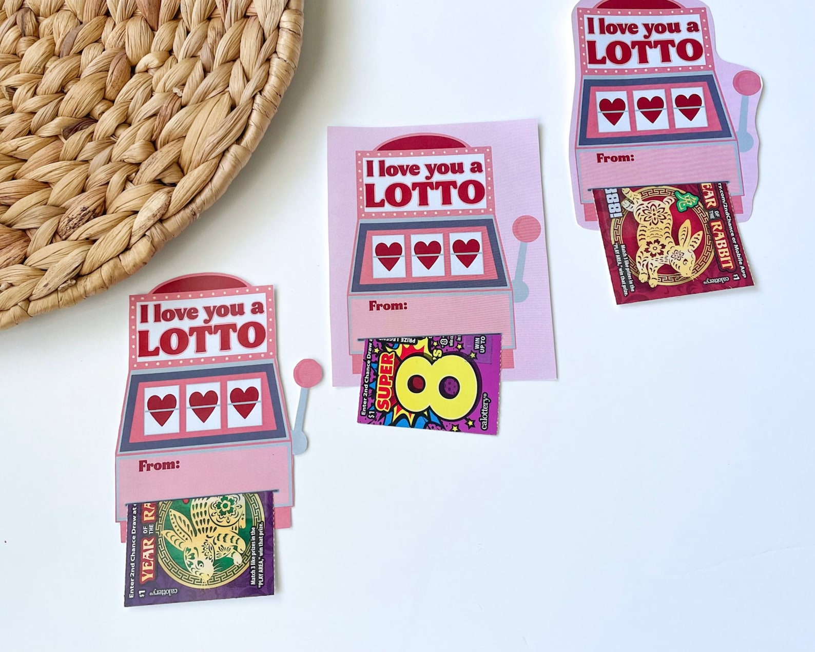 Valentine Scratch-off Lottery Ticket Holder | I Love You a Lotto ...